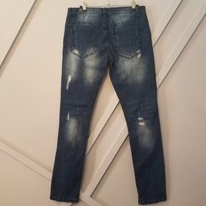 Kilogram | Jeans | Kilogram Bbo M Blue Denim Orangewhite Stripe | Poshmark
